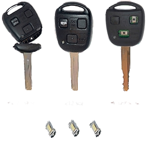 Toyota Hiace Remote Key Fob (3 Button) Repair - Autotronics